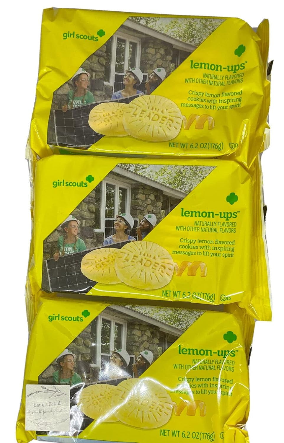 Crispy Lemon Girl Scout Cookies 3 Pack