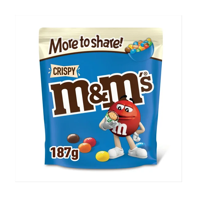 Crispy M&M's Crunch M&M Chocolate Candy, Crisped Rice Center, 213g ...