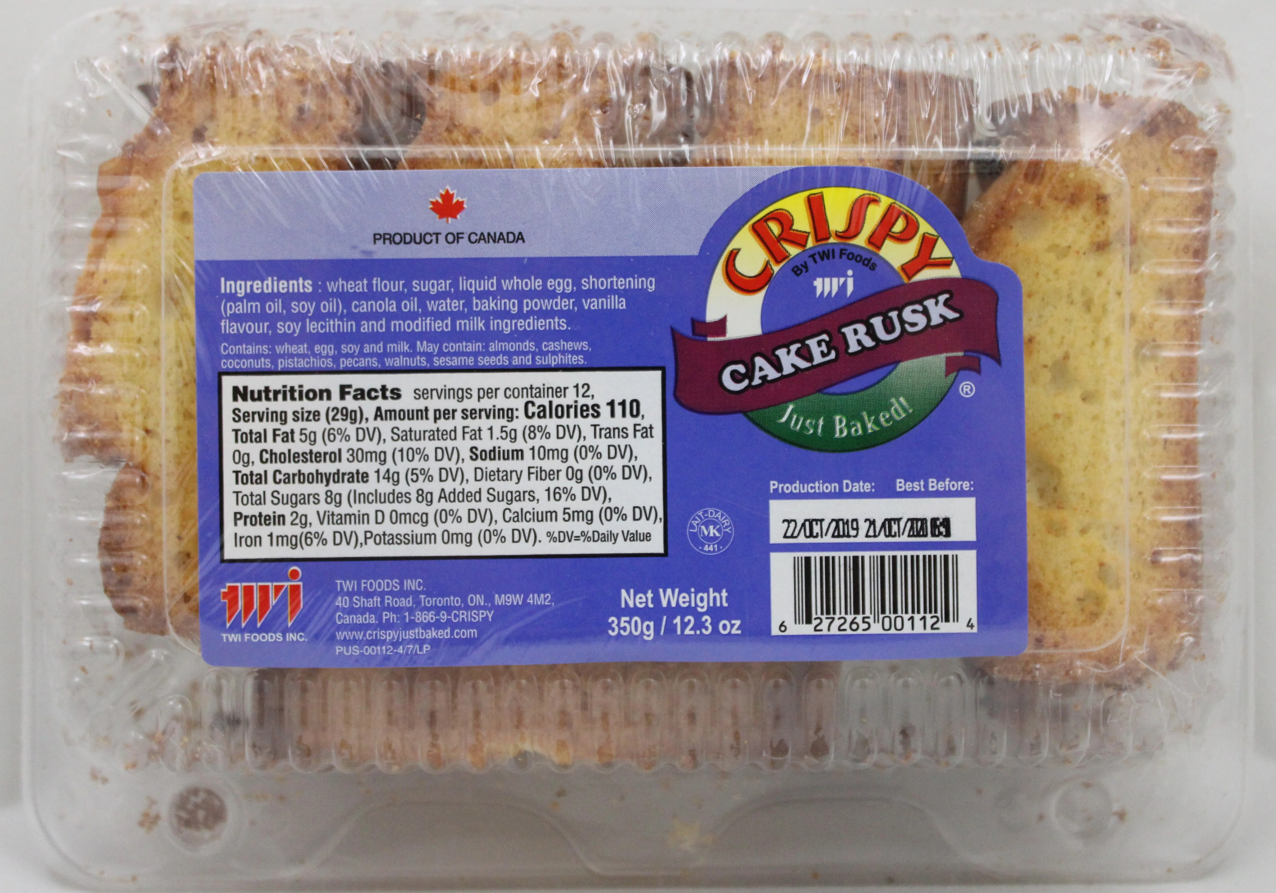 Crispy classic Cake Rusk - Walmart.com