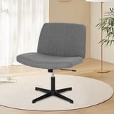 Criss Cross Chair, Armless Cross Legged Desk Chair Wide Seat Computer ...