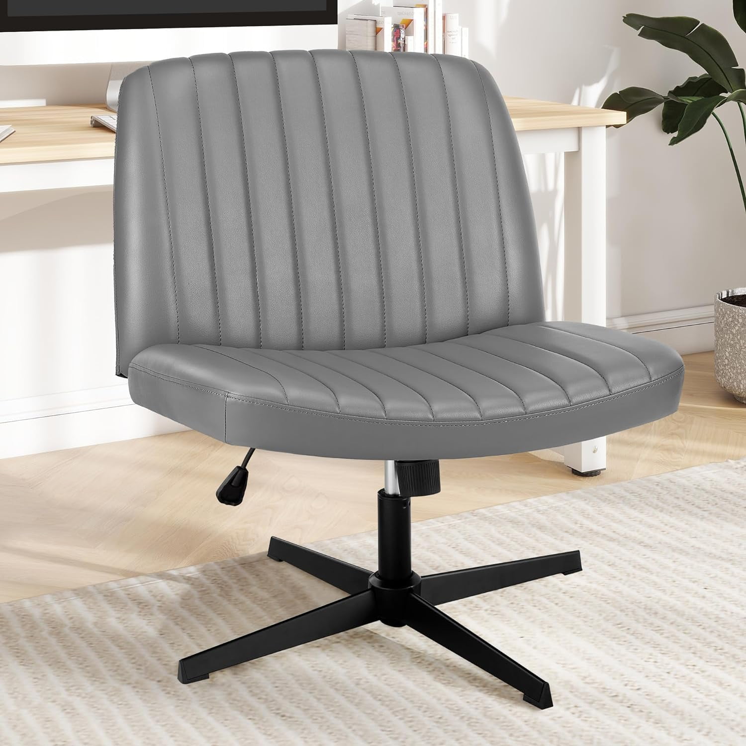 Criss Cross Chair, Cross Legged Office Chair, Wide Comfty Desk Chair ...