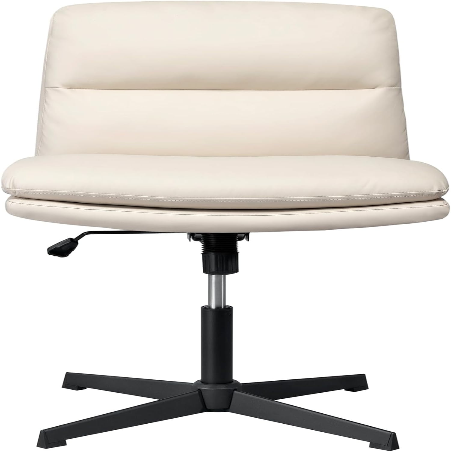 Criss Cross Chair with Wheels Armless Cross Legged Office Desk Chair ...