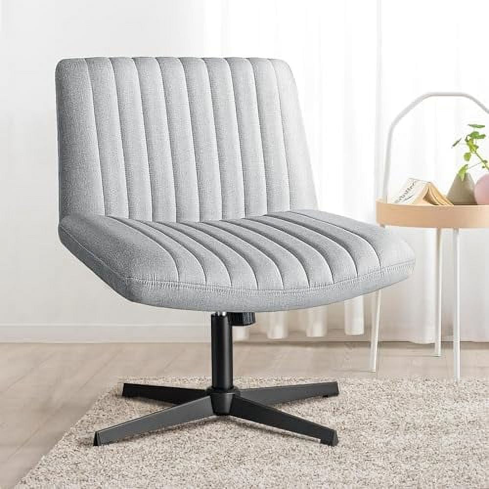 Criss Cross Chair with Wheels Armless Cross Legged Office Desk Chair ...