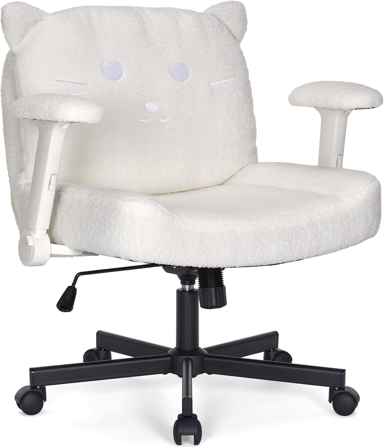 Criss Cross Chair with Wheels and Arms, Cross Legged Office Chair with ...