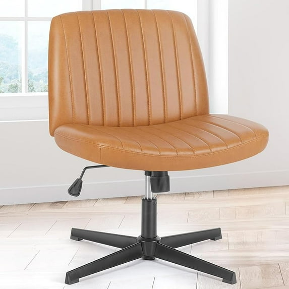Criss Cross Chair with Wheels Wide Cross Legged Office Desk Vanity ...