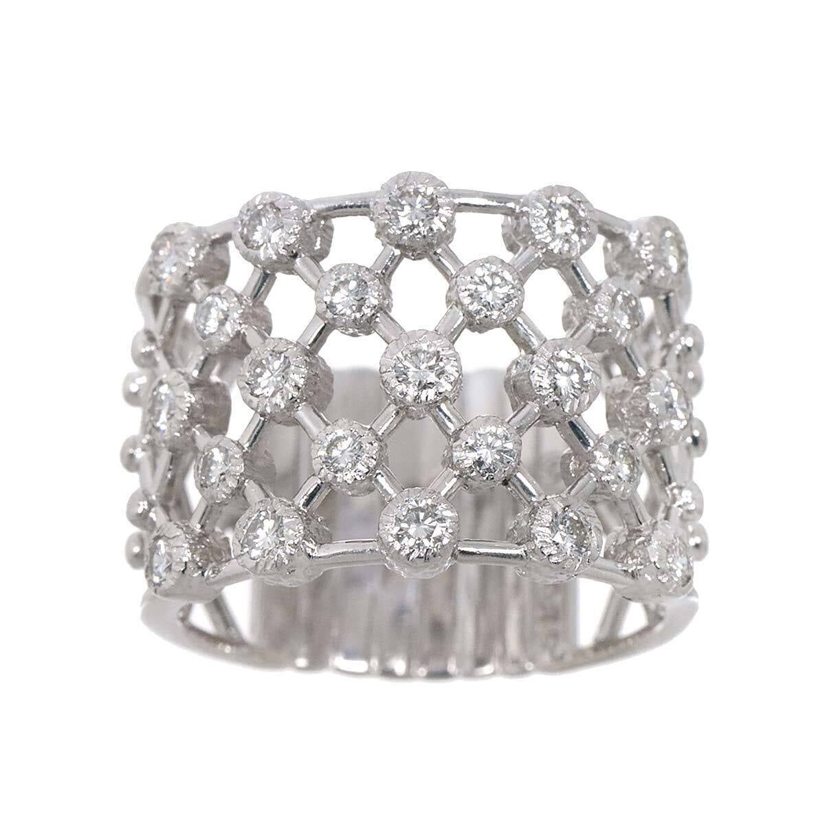 Criss Cross Design Open Wedding Band, Scattered Diamond Banr, Openwork ...