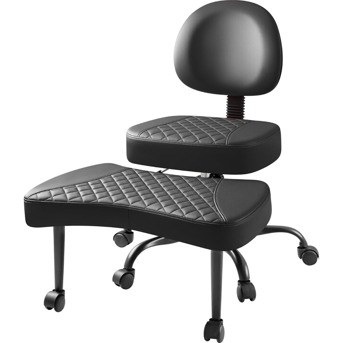 Criss Cross Legged Ergonomic Kneeling Office Chair with Wheels 360 ...
