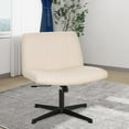 Criss Cross Office Chair - Wide Seat, Armless, Height Adjustable ...