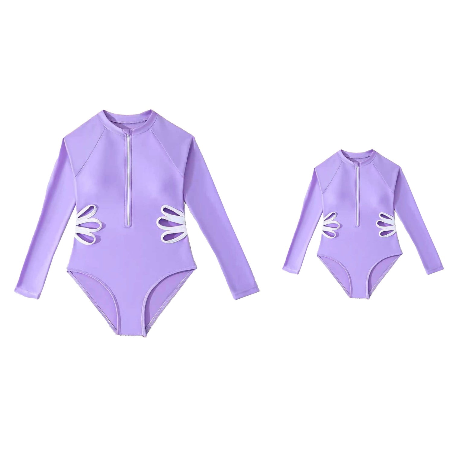 Criss Cross Solid Color Bikini Swimsuit for Teen Girls and Juniors, Two ...