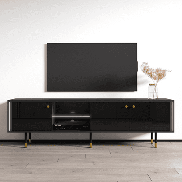 "Rose 01 Mid-Century Modern TV Stand, Matte 71"" Entertainment Center ...
