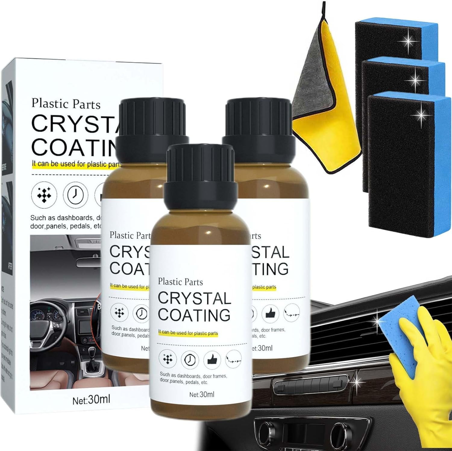 Cristal Coating para Plástico Del Carro, Crystal Coating for Car ...