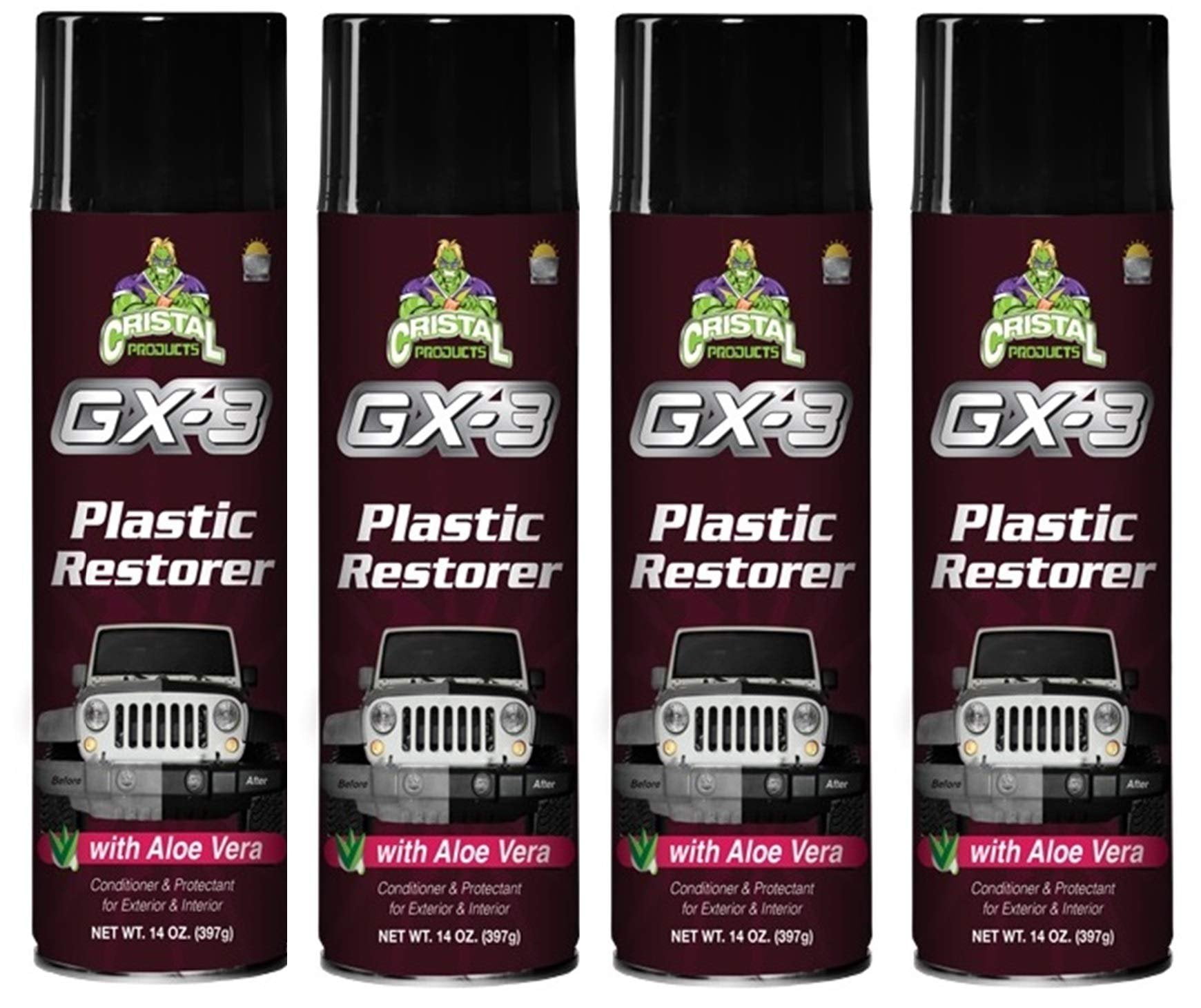 Cristal Products GX-3 Plastic Restorer 4 - Walmart.com
