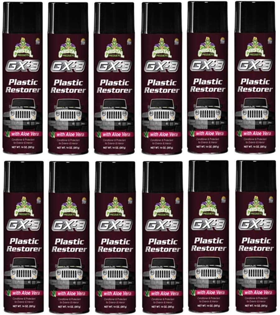 Cristal Products GX-3 Plastic Restorer, Restores Color and Shine, Pack ...