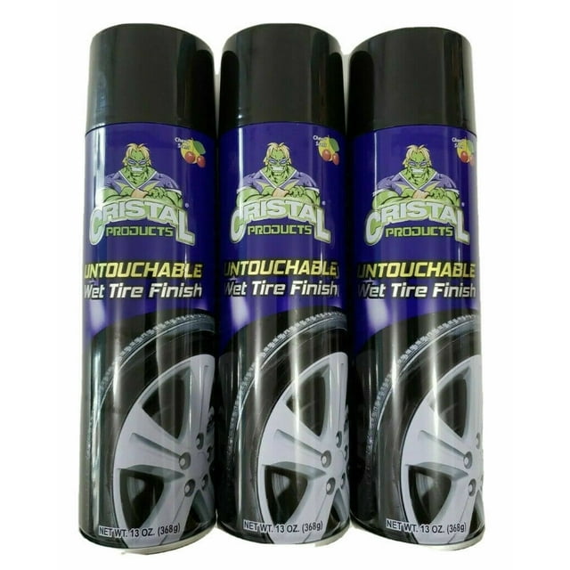 Cristal Products UNTOUCHABLE Wet Tire Shine (Pack of 3) - Walmart.com