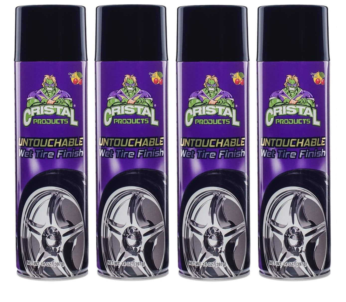 Cristal Products Untouchable Wet Tire Shine Automotive Polishes, 14 oz ...