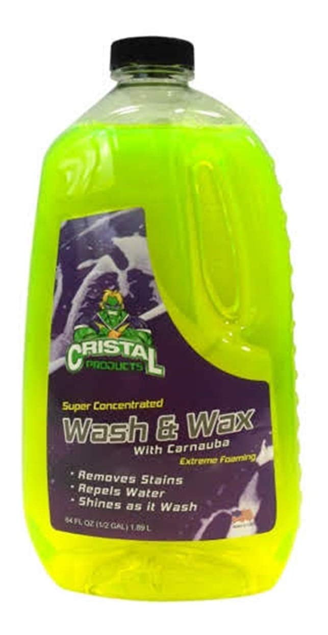 Cristal Products WASH & WAX 64oz - Walmart.com