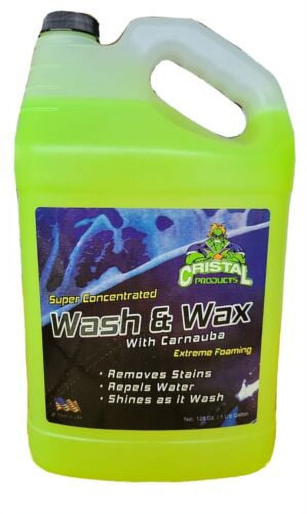 Cristal Products Wash & Wax 1Gal - Walmart.com