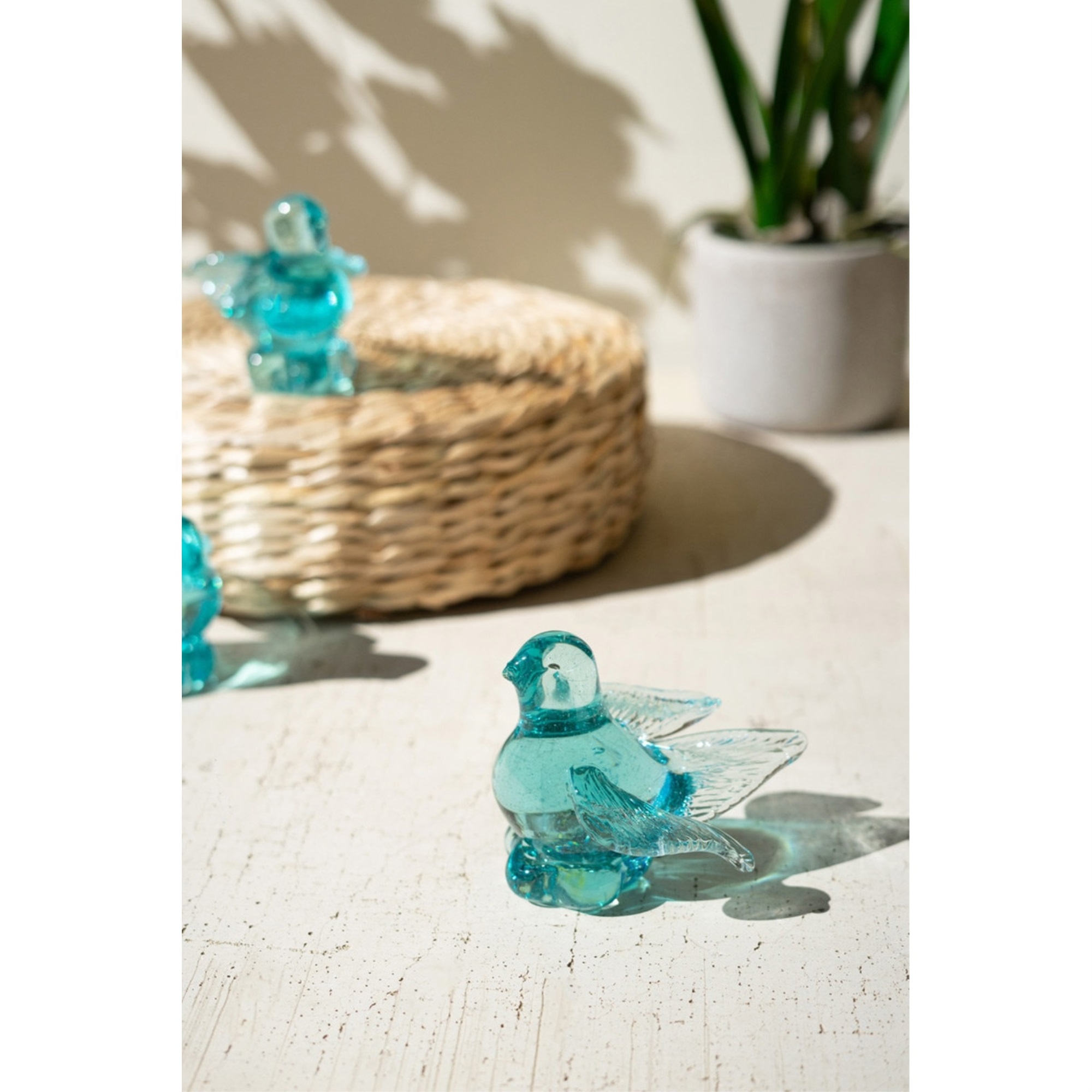 Cristal Recycled Glass Bird - Walmart.com