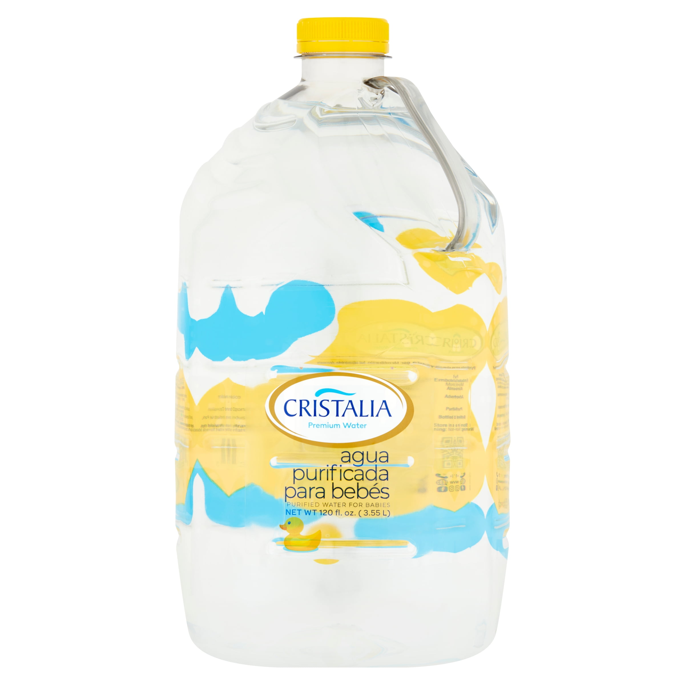 Cristalia, Purified Water, For Babies, 120 oz, Plastic Gallon - Walmart.com