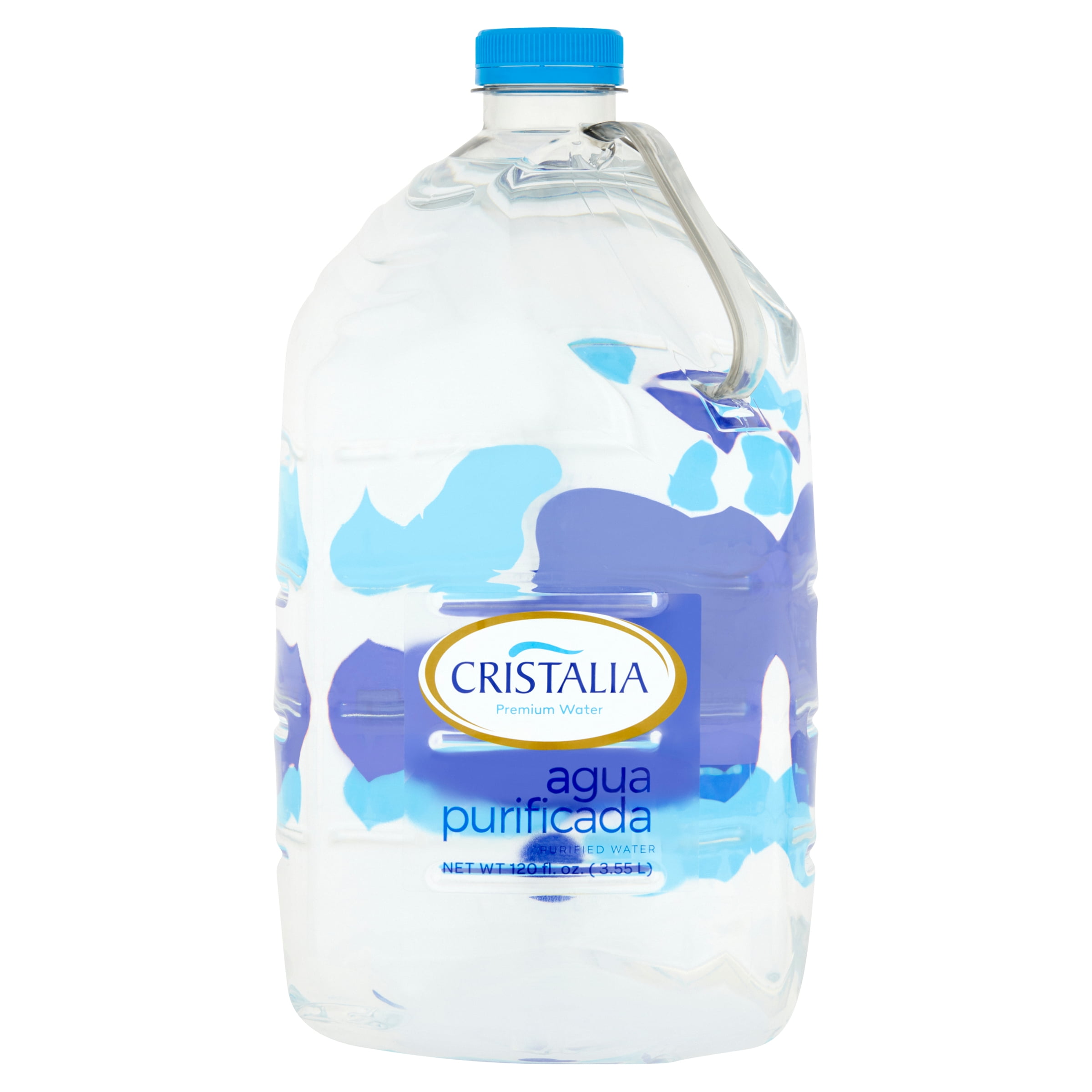 Cristalia, Purified Water, Net Wt. 120 fl. oz. (3.55 l), Plastic Gallon ...