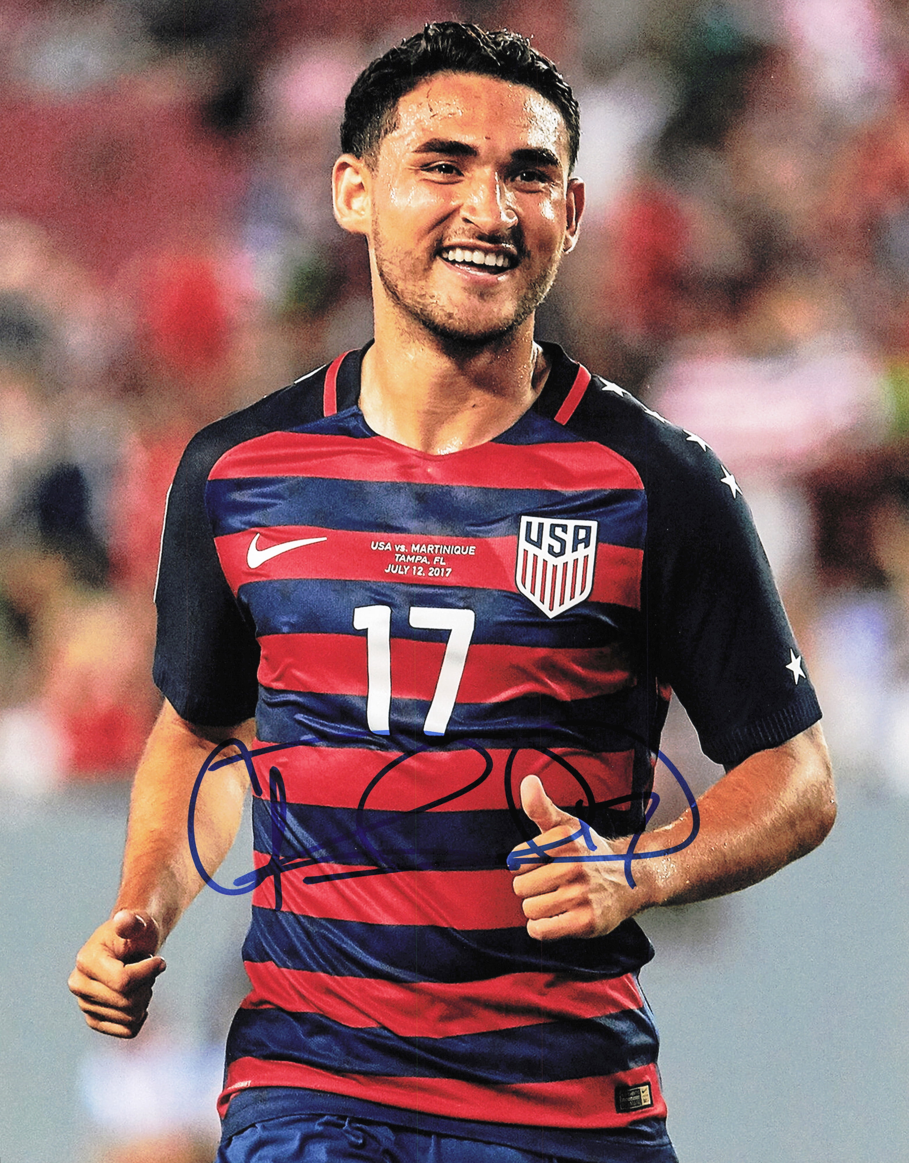 Cristian Roland Autographed 11x14 Photo Team USA SKU #244015 - Walmart.com