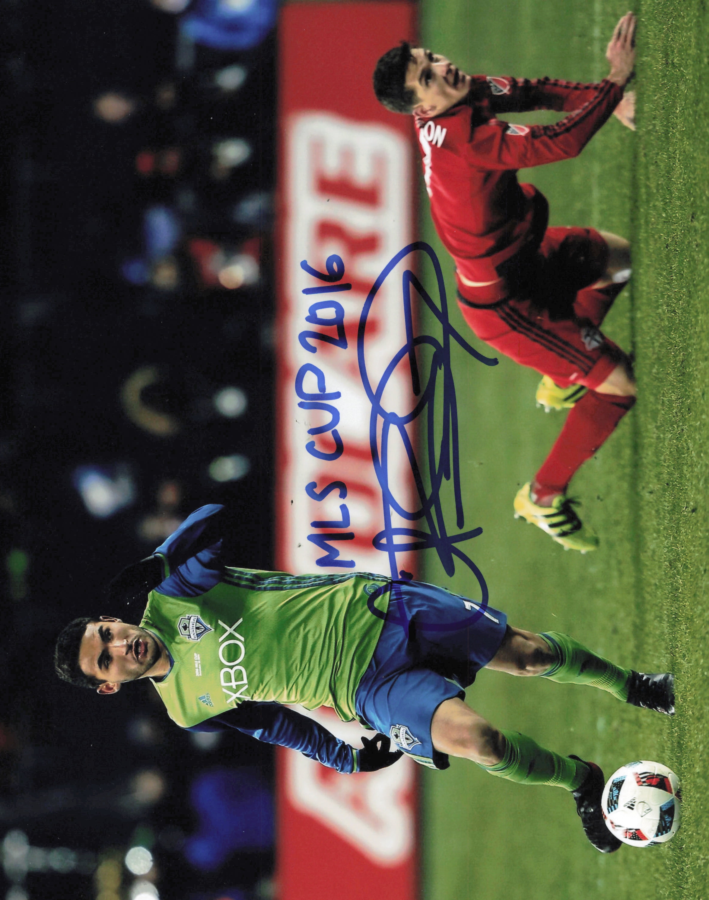 Cristian Roldan Autographed 8x10 Photo Seattle Sounders SKU #244432 ...