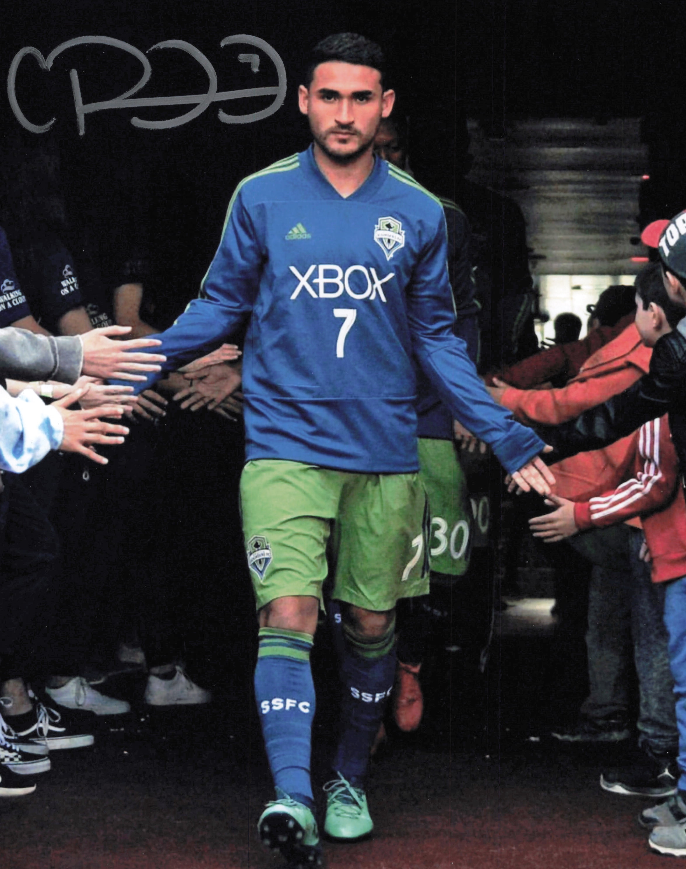 Cristian Roldan Autographed 8x10 Photo Seattle Sounders SKU #244437 ...