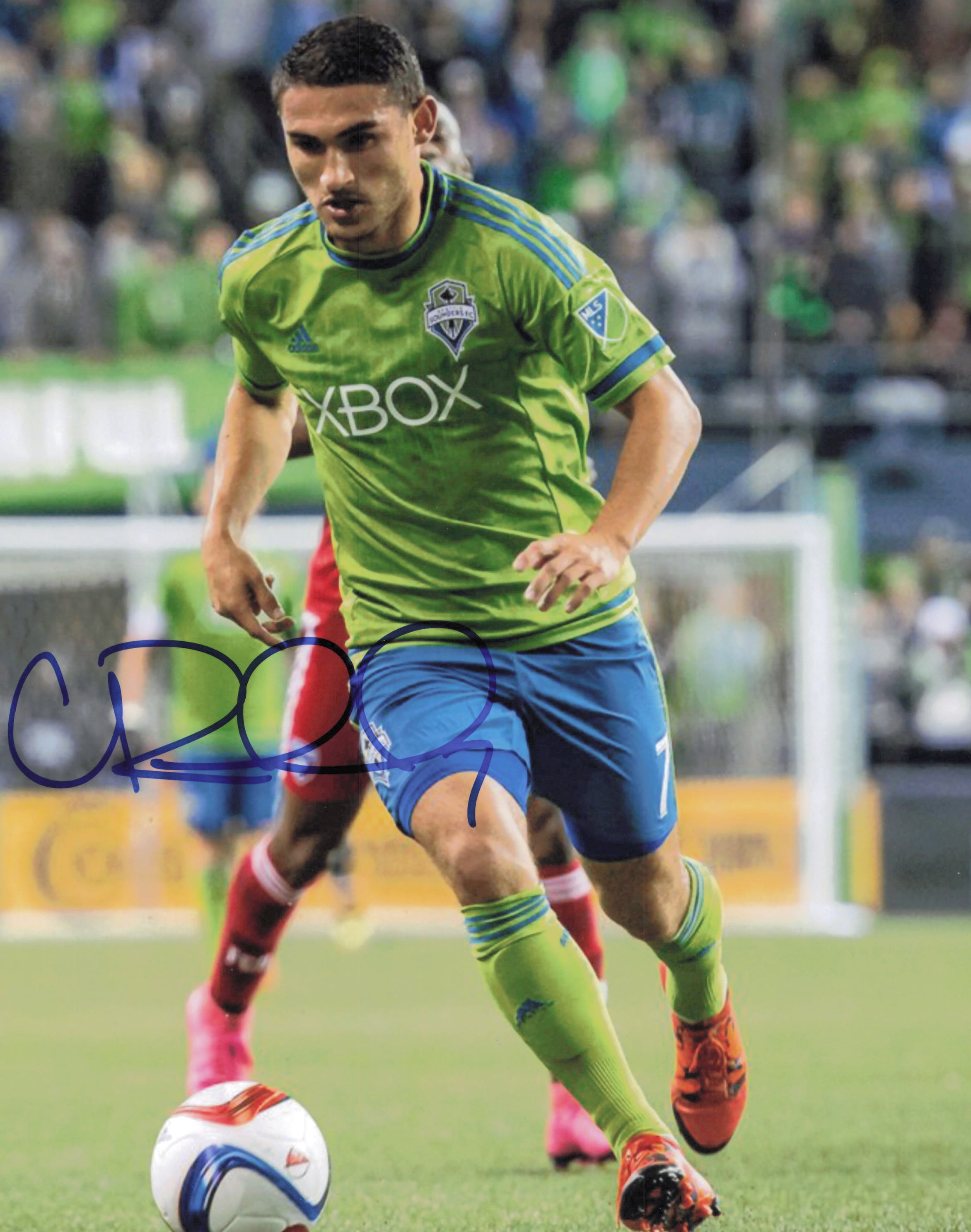 Cristian Roldan Autographed 8x10 Photo Seattle Sounders SKU #244469 ...