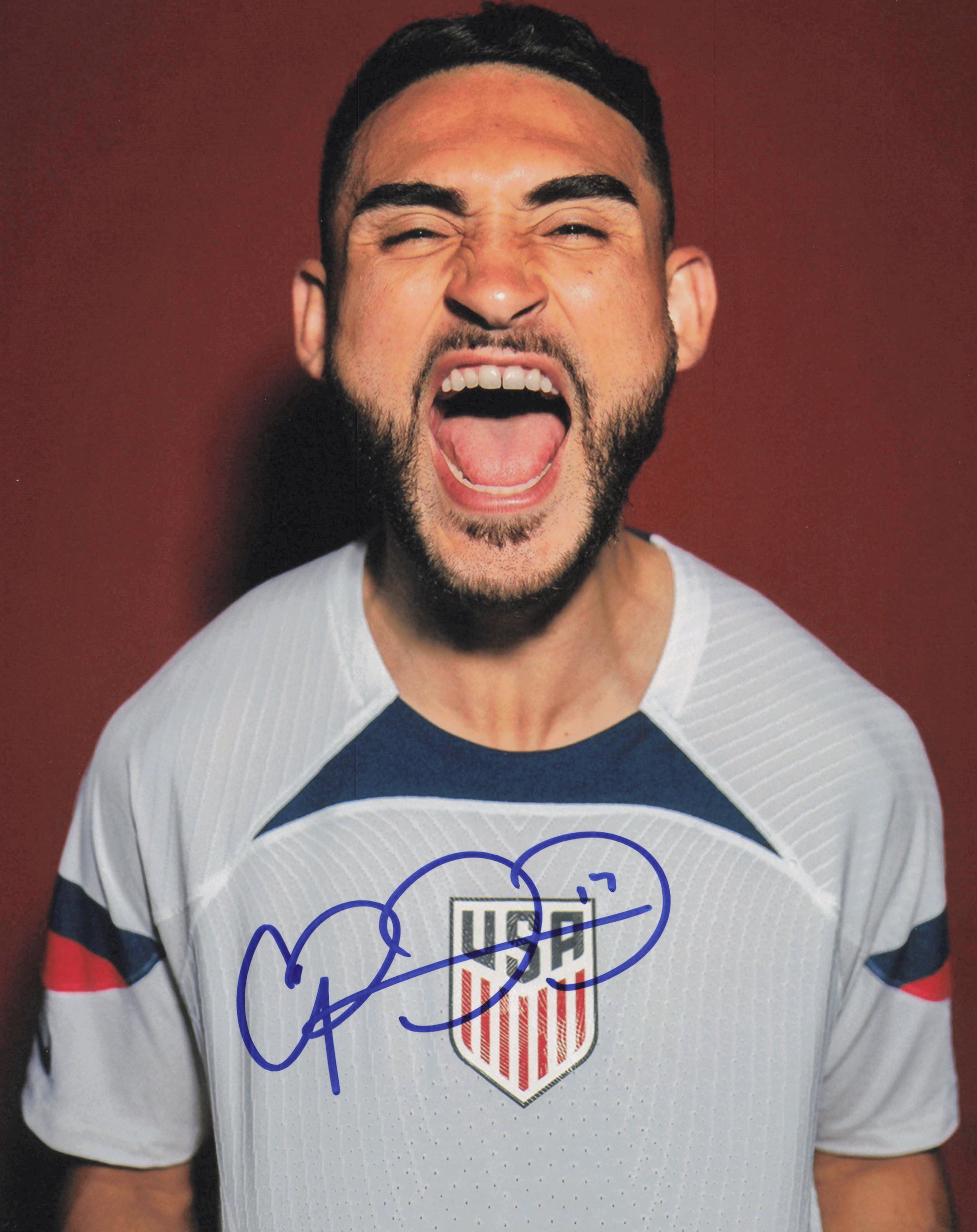 Cristian Roldan Autographed 8x10 Photo Team USA Men's National Soccer ...