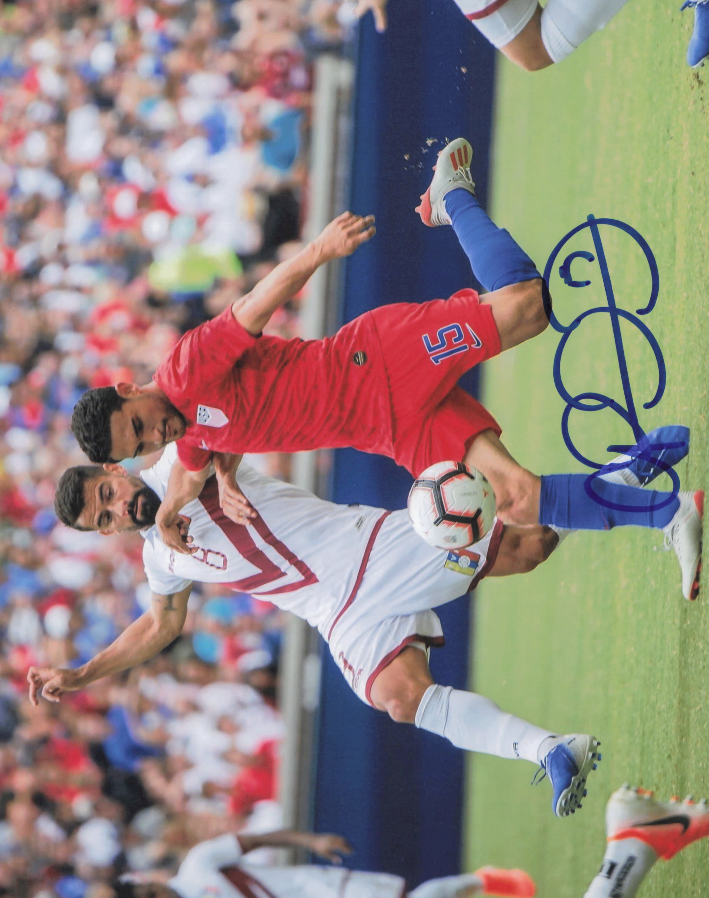 Cristian Roldan Autographed 8x10 Photo Team USA Men's National Soccer ...