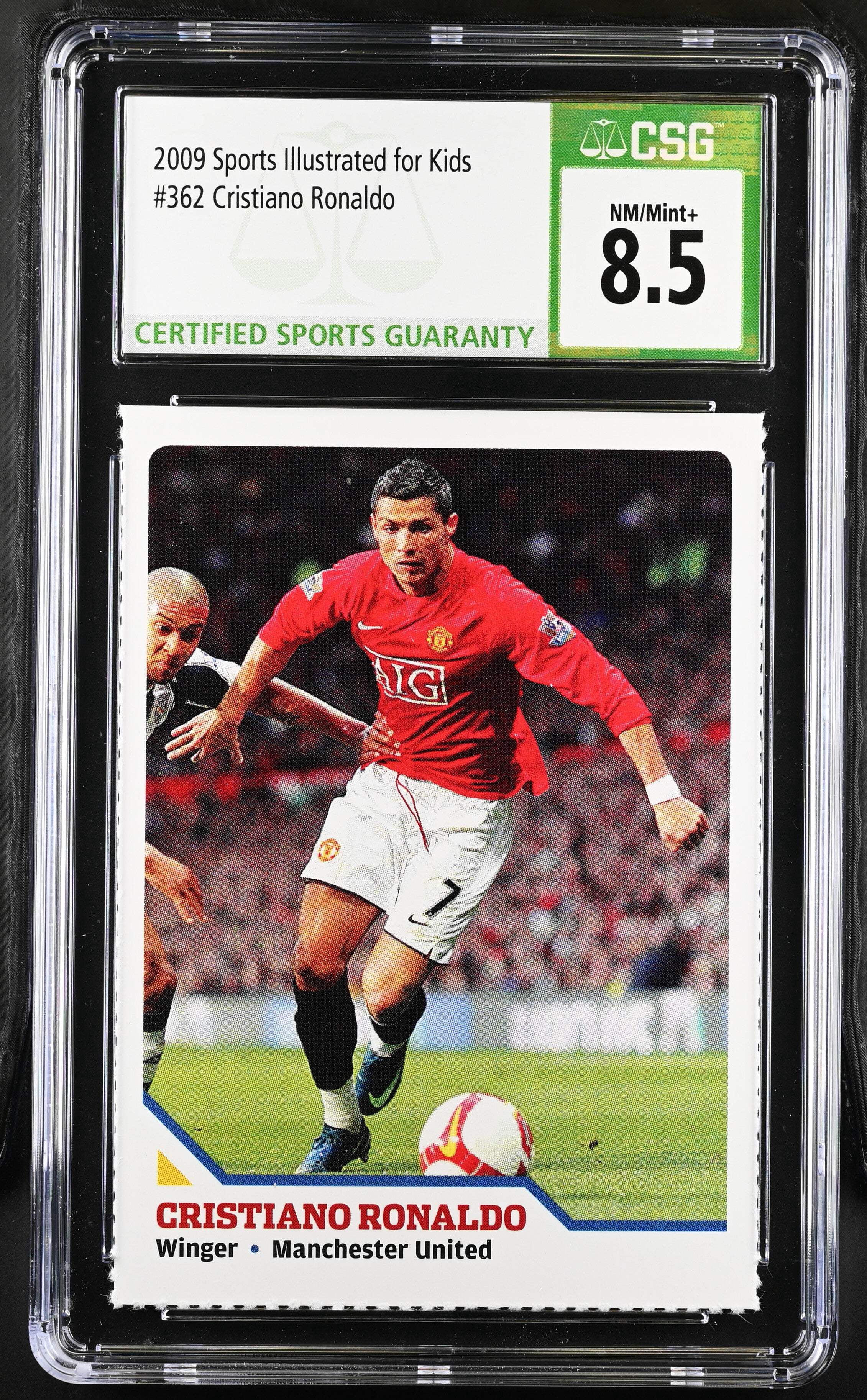 Cristiano Ronaldo 2009 Sports Illustrated for Kids soccer card CSG ...