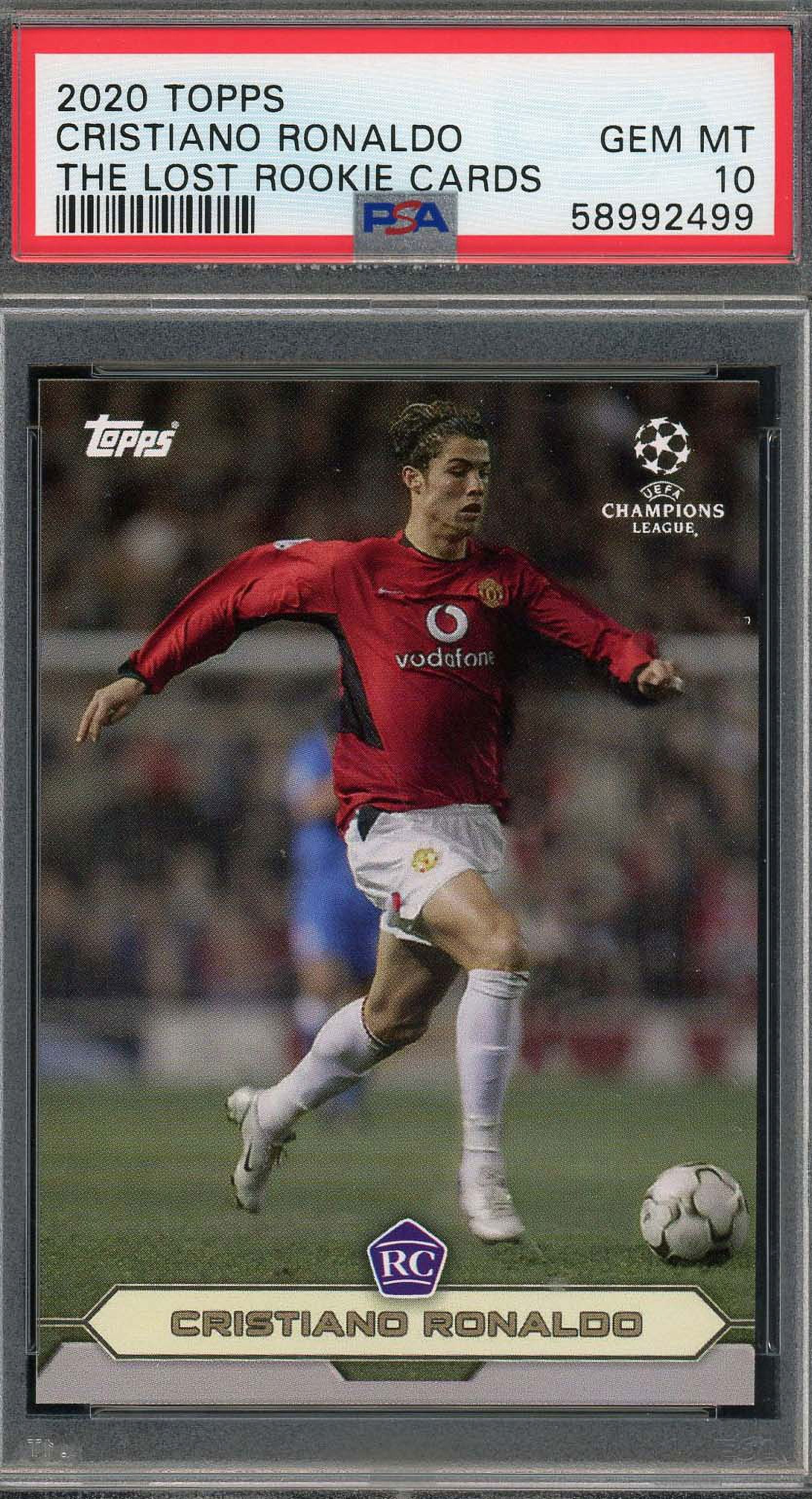 Cristiano Ronaldo 2020 Topps The Lost Rookie Soccer Card Graded PSA 10 ...