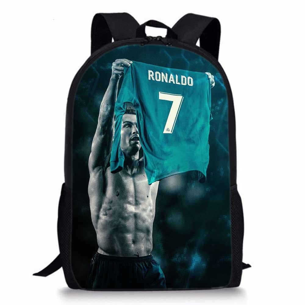 Cristiano_Ronaldo Backpack,CR_7 Lightweight Canvas Bookbag-17 ...