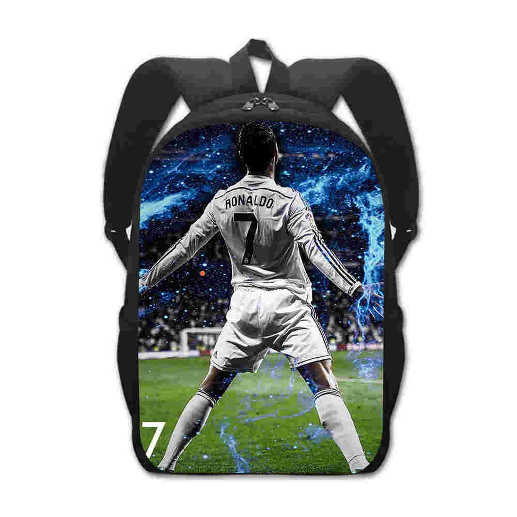 Cristiano Ronaldo Backpack Soccer Star CR7 Casual Daypack Lightweight ...