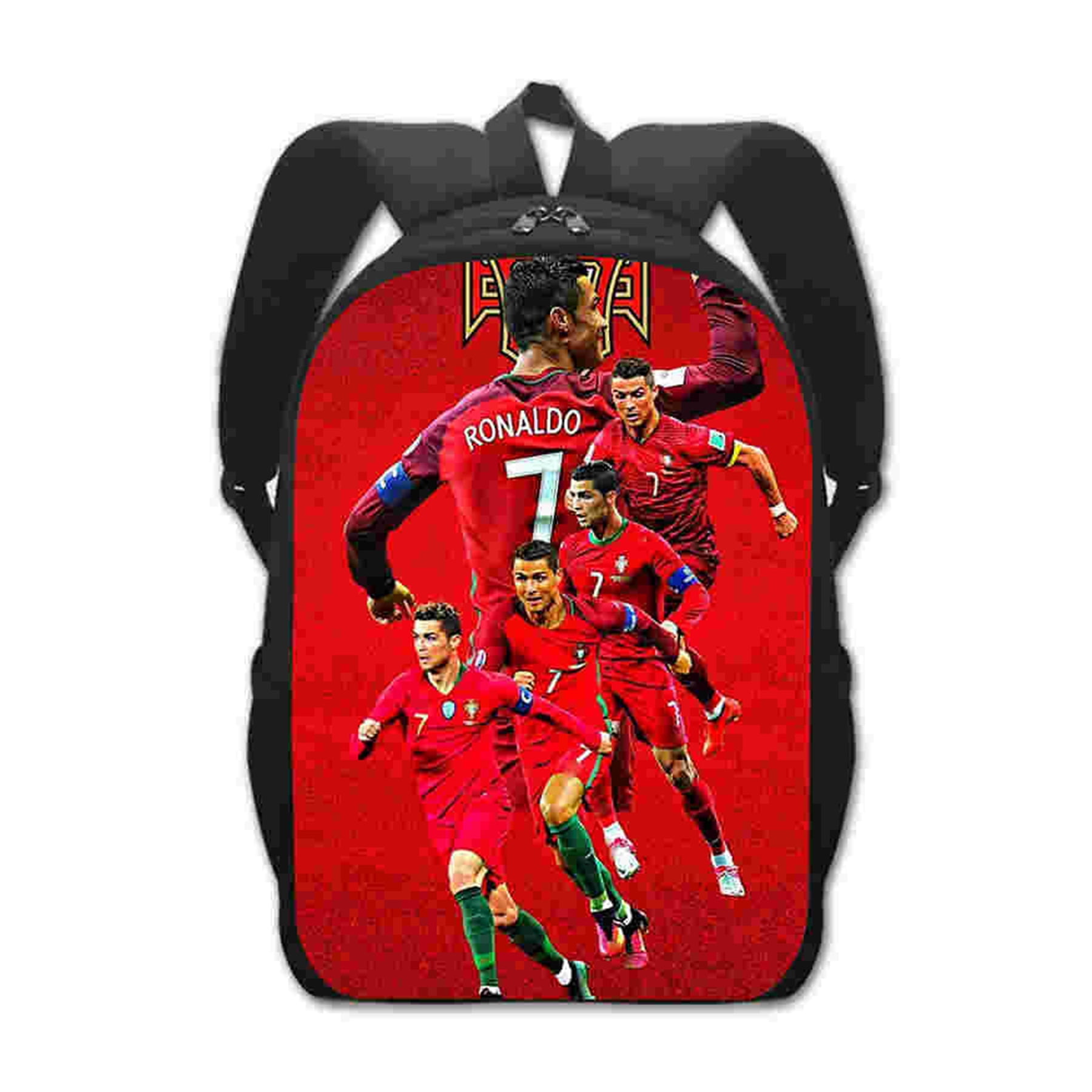 Cristiano Ronaldo Backpack Soccer Star CR7 Casual Daypack Lightweight ...
