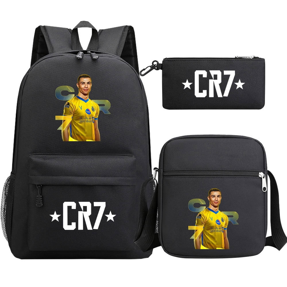 Cristiano Ronaldo Backpack with Front Pocket,CR7 Outdoor Bag 3 in 1 ...