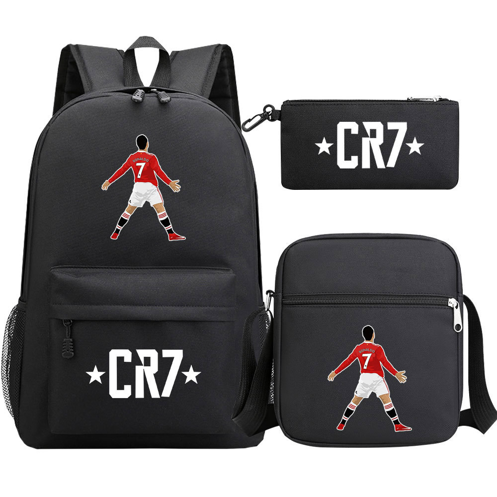 Cristiano Ronaldo Backpack with Front Pocket,CR7 Outdoor Bag 3 in 1 ...