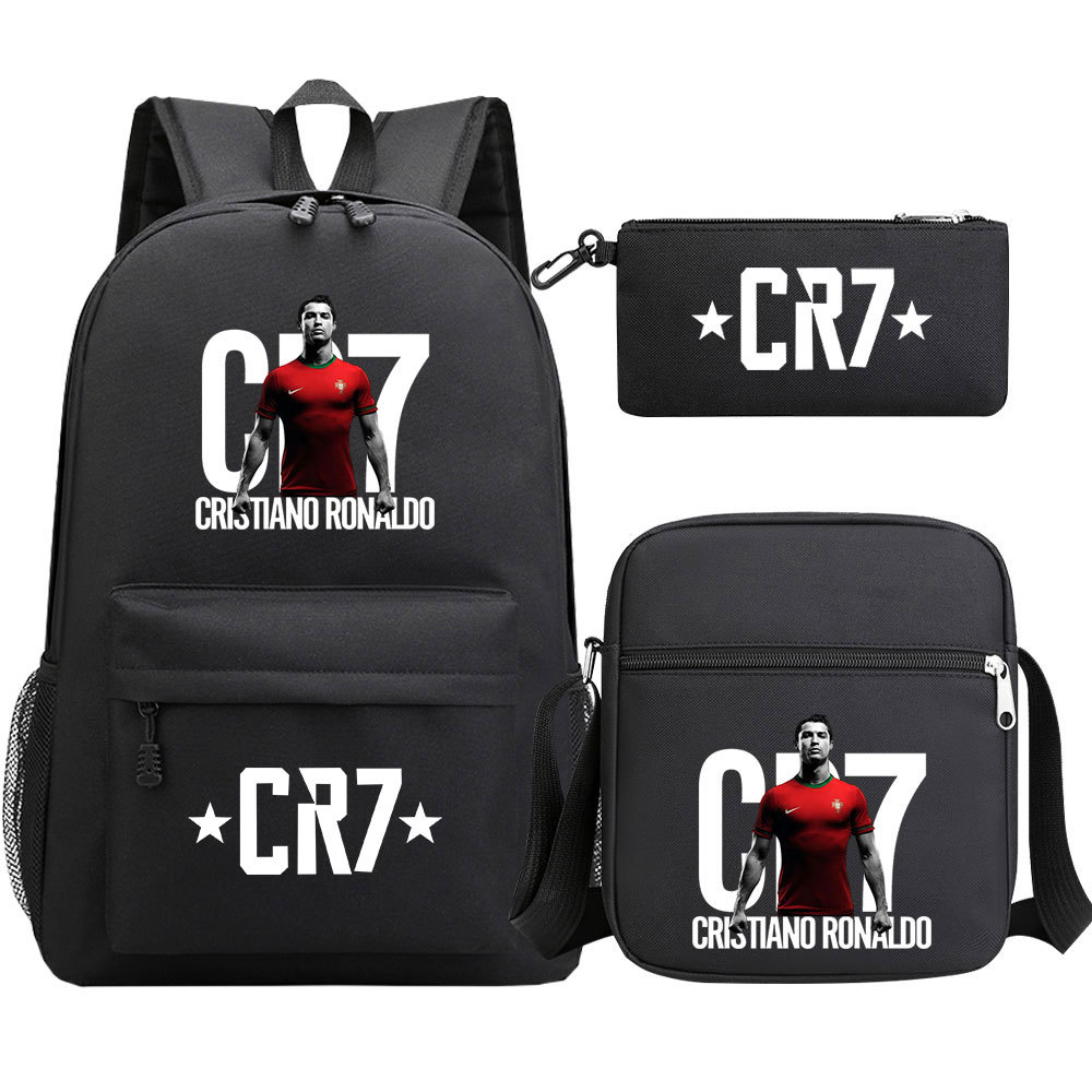 Cristiano Ronaldo Backpack with Front Pocket,CR7 Outdoor Bag 3 in 1 ...