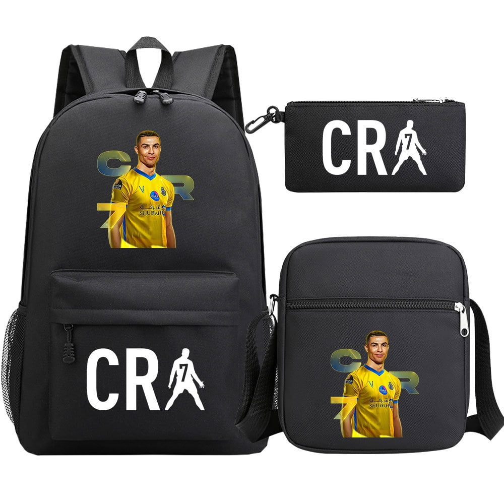 Cristiano Ronaldo Backpack with Front Pocket,CR7 Outdoor Bag 3 in 1 ...
