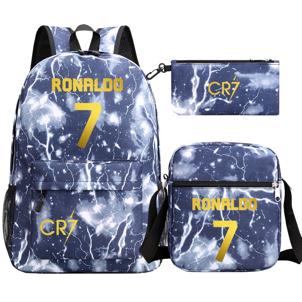 Cristiano Ronaldo Backpack with Front Pocket,CR7 Outdoor Bag 3 in 1 ...