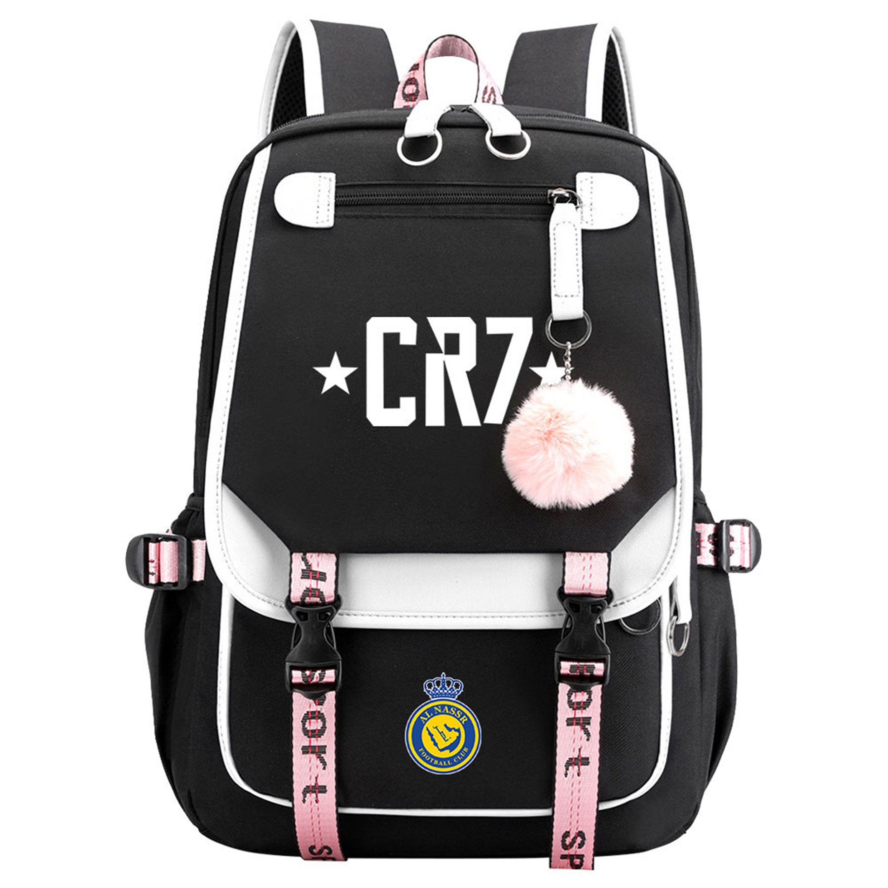 Cristiano Ronaldo Backpack with USB Charge Port Waterproof Outdoor ...