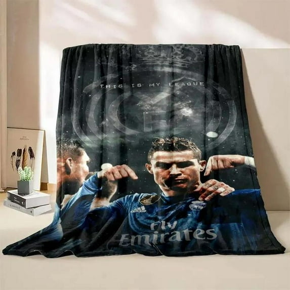 Cristiano Ronaldo Blanket CR7 Soft Flannel Blanket Football Fans Gifts ...