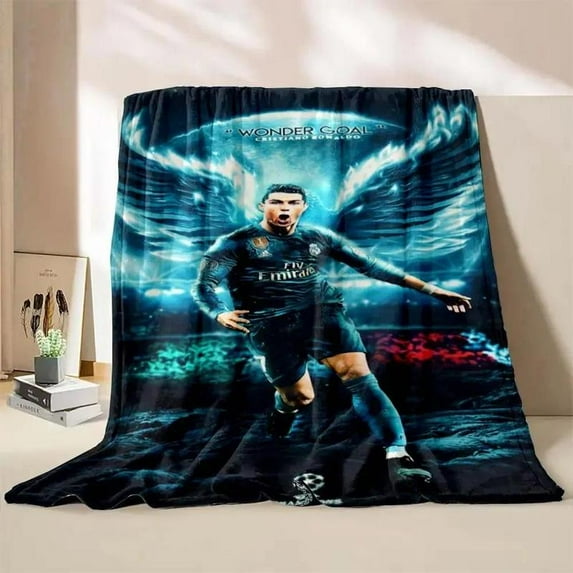 Cristiano Ronaldo Blanket CR7 Soft Flannel Blanket Football Fans Gifts ...