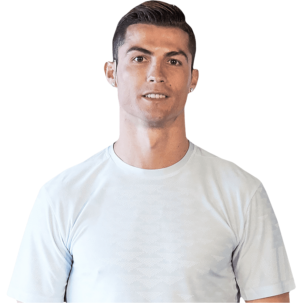 Cristiano Ronaldo (Blue Shorts) Half Body Buddy Cutout - Walmart.com