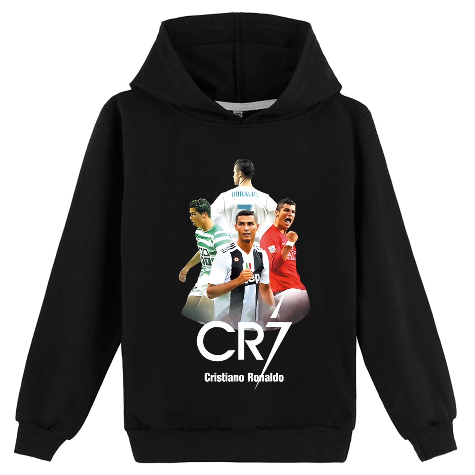 Cristiano Ronaldo Boys Girls Hoodie, Long Sleeve Pullover, Kids Spring ...