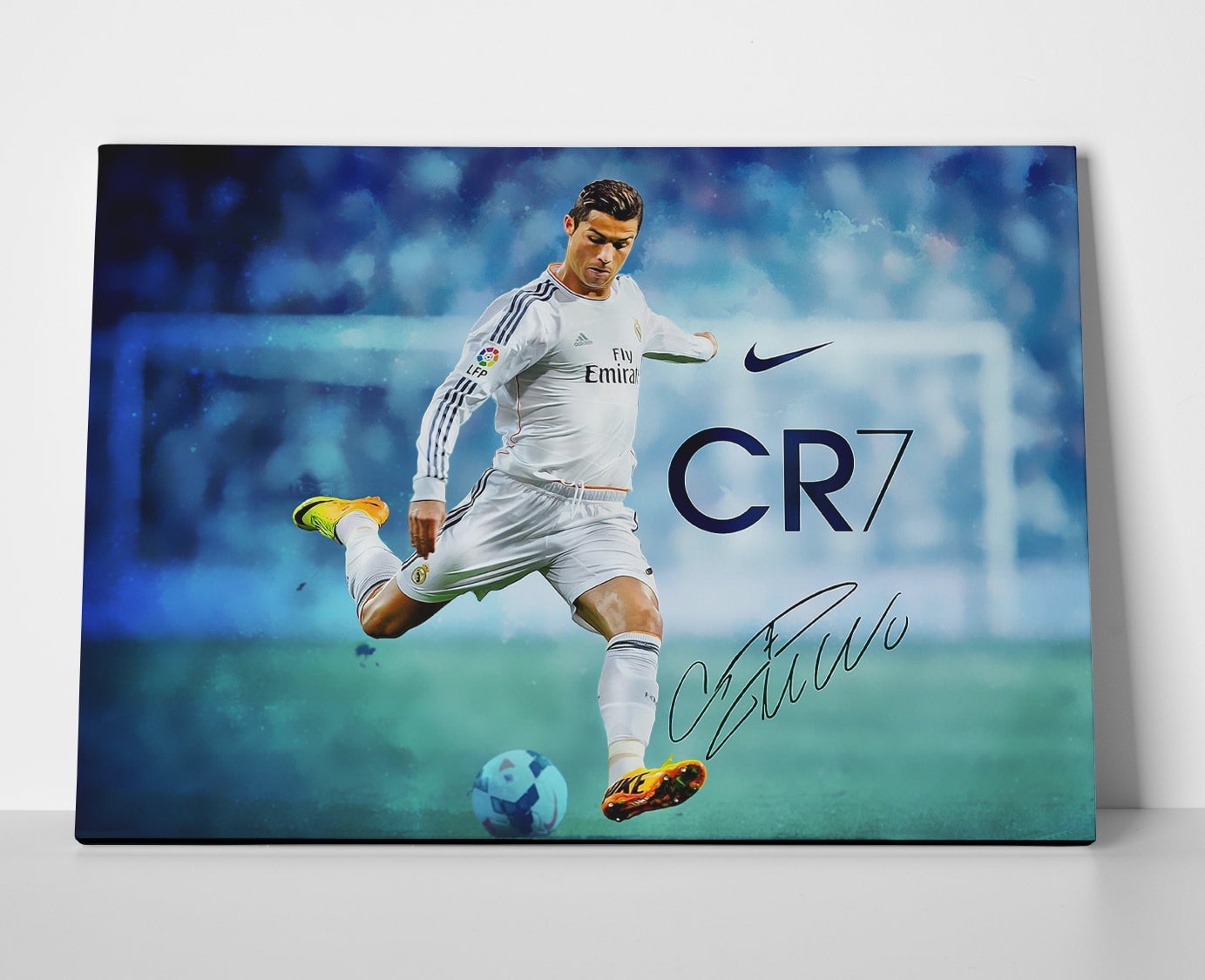 Cristiano Ronaldo CR7 Poster or Wrapped Canvas - Walmart.com