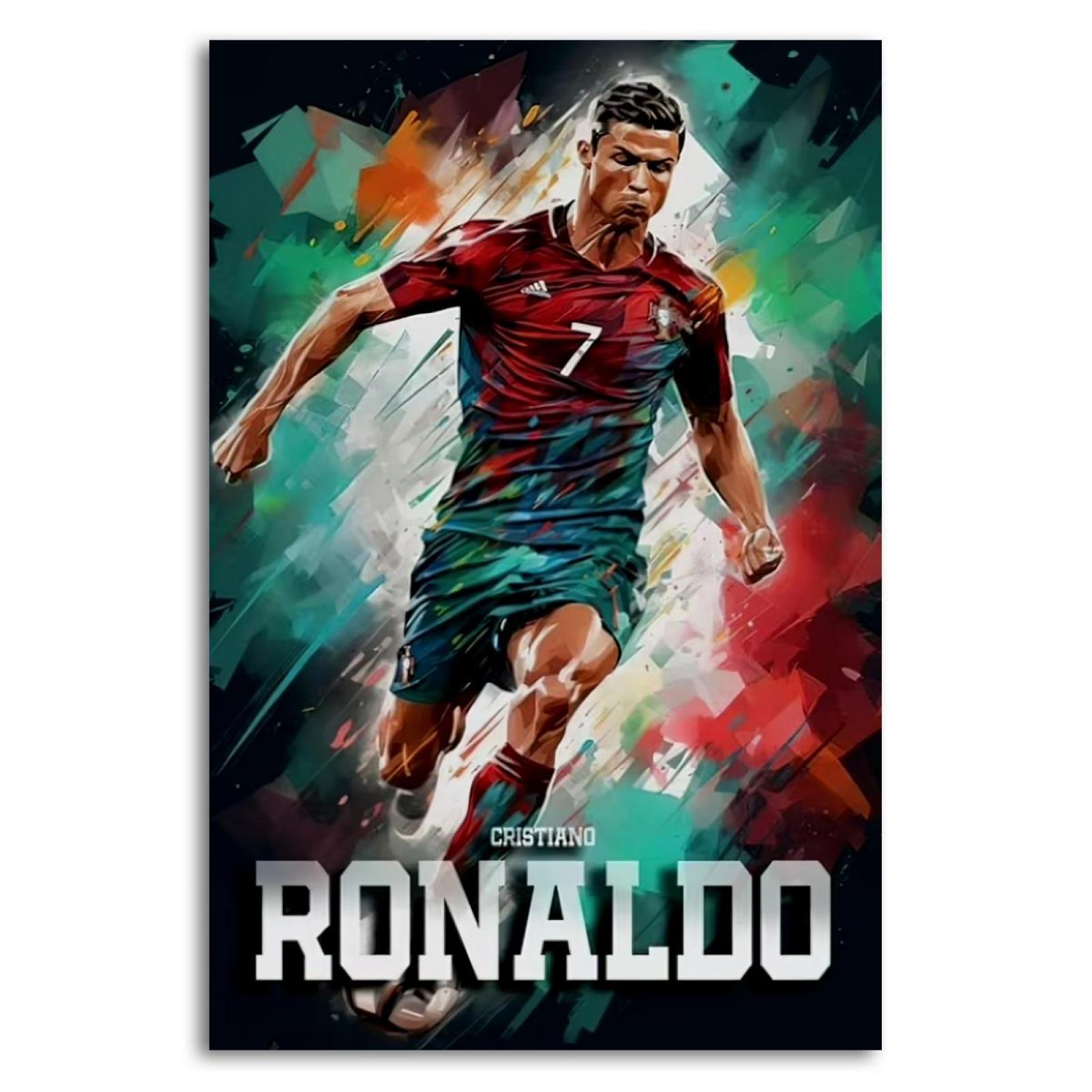 Cristiano Ronaldo CR7 Soccer Star Home Decor Posters Picture Wall Art ...