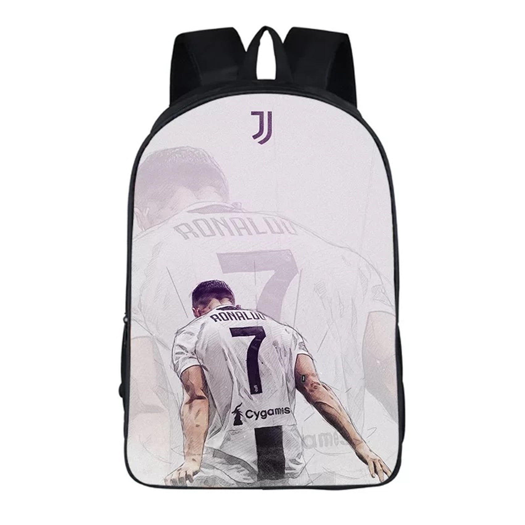 Cristiano Ronaldo Casual Daypack Novelty School Backpack-Teen ...