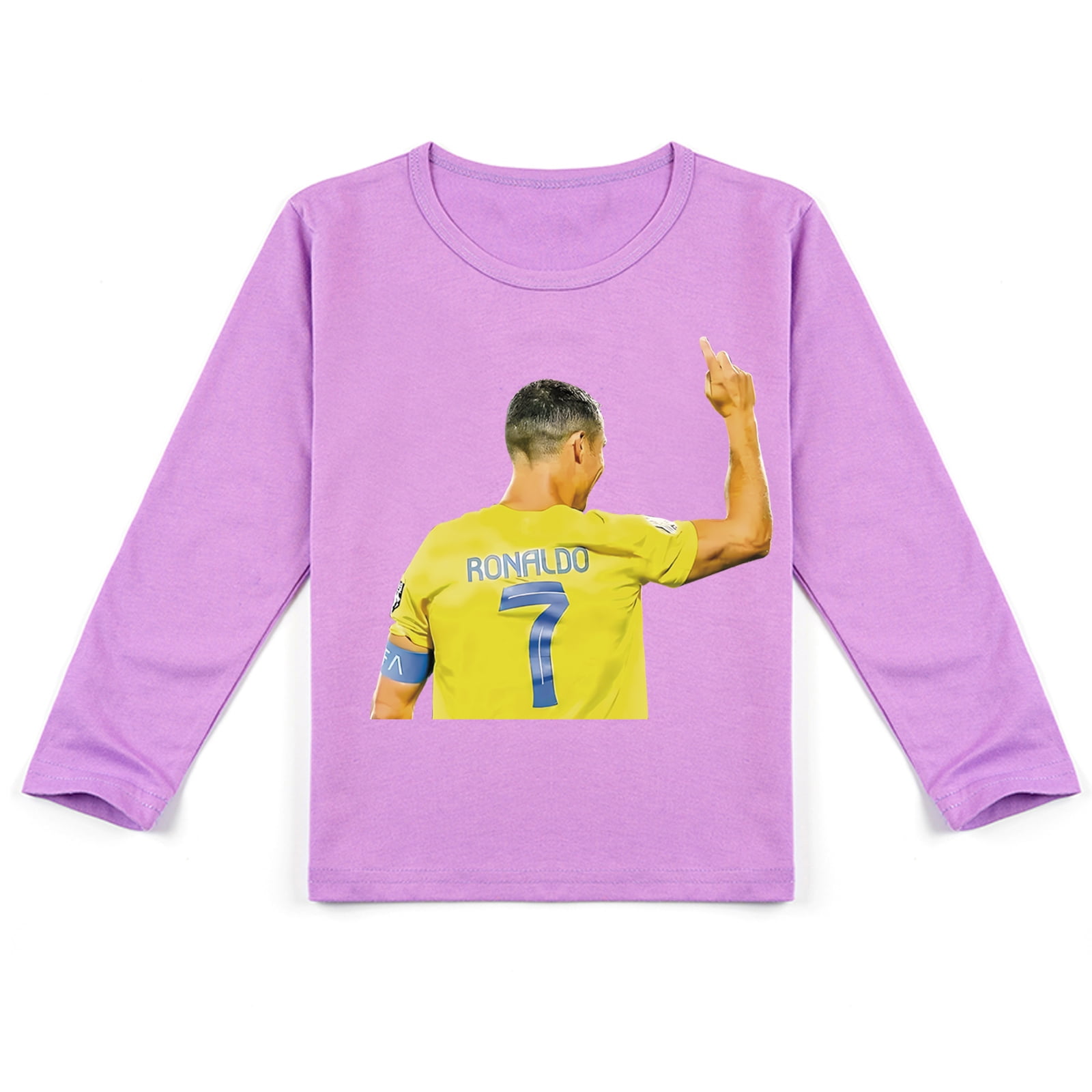 Cristiano Ronaldo Designs On Boys’ Long Sleeve T-Shirts Cool Spring ...