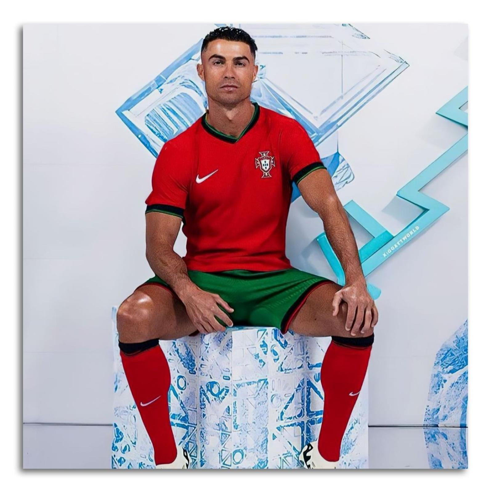 Cristiano Ronaldo Euro Cup Soccer Star Home Decor Posters Picture Wall ...